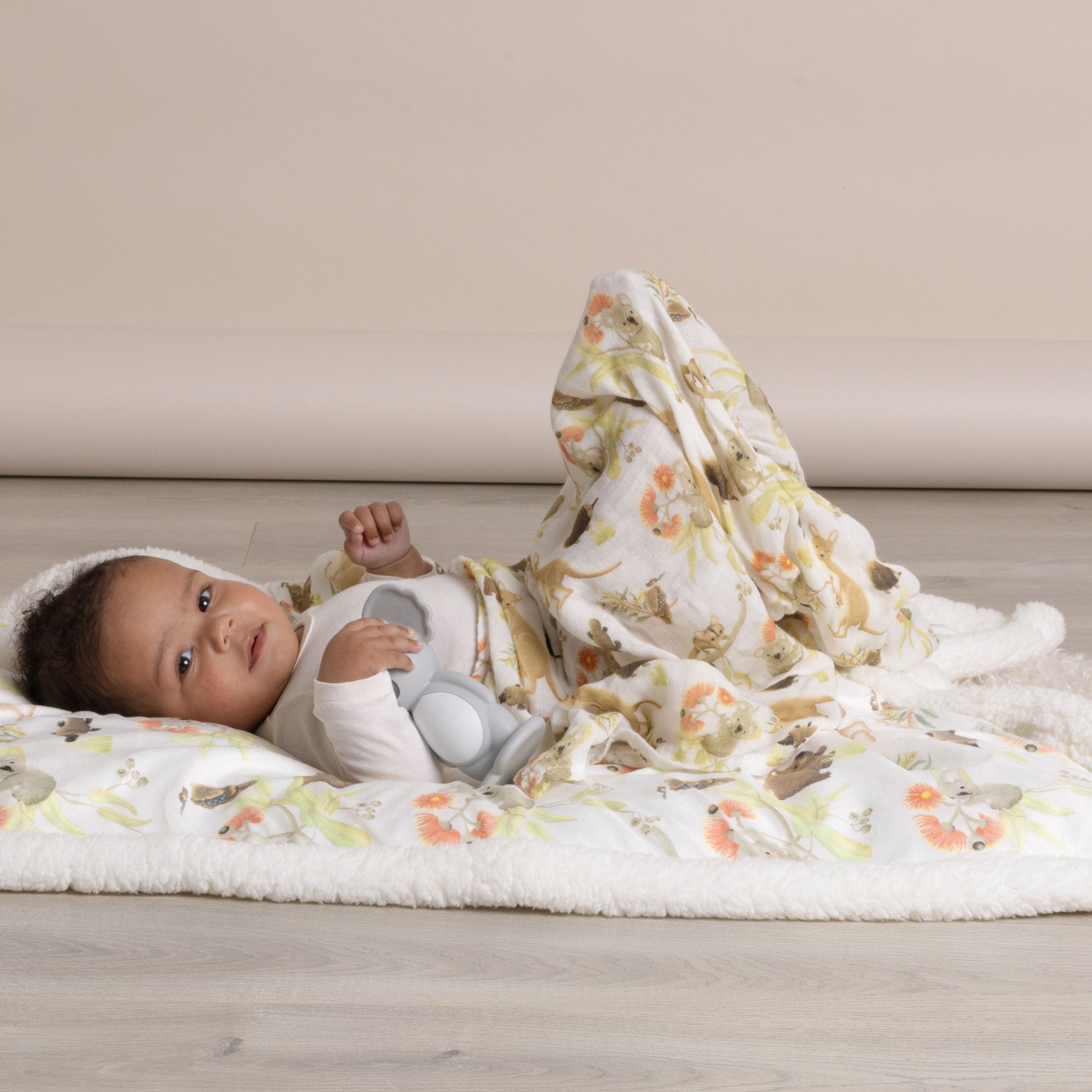Aussie Animals 3pk Muslin Wraps