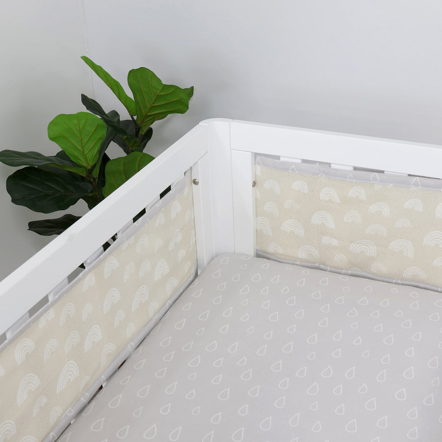 Cot Bumpers and Cot Protection | Cot Liners, breathable | Bubba Blue ...
