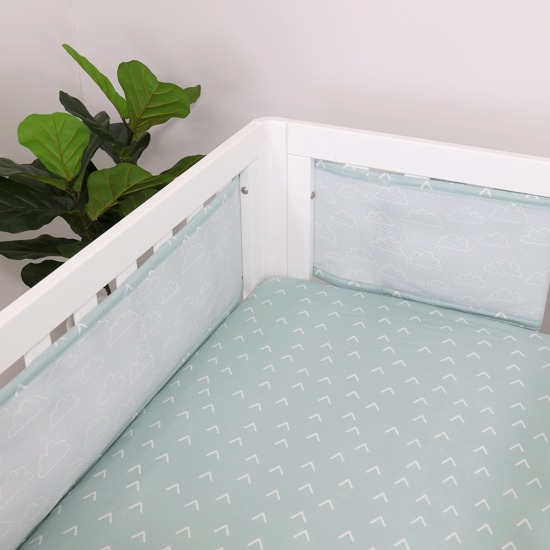 Cot Bumpers and Cot Protection | Cot Liners, breathable | Bubba Blue ...
