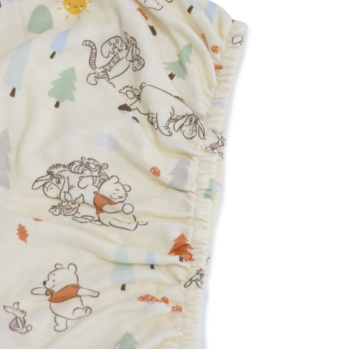 Disney Winnie the Pooh Jersey Co-sleeper Fitted Sheet | Bubba Blue