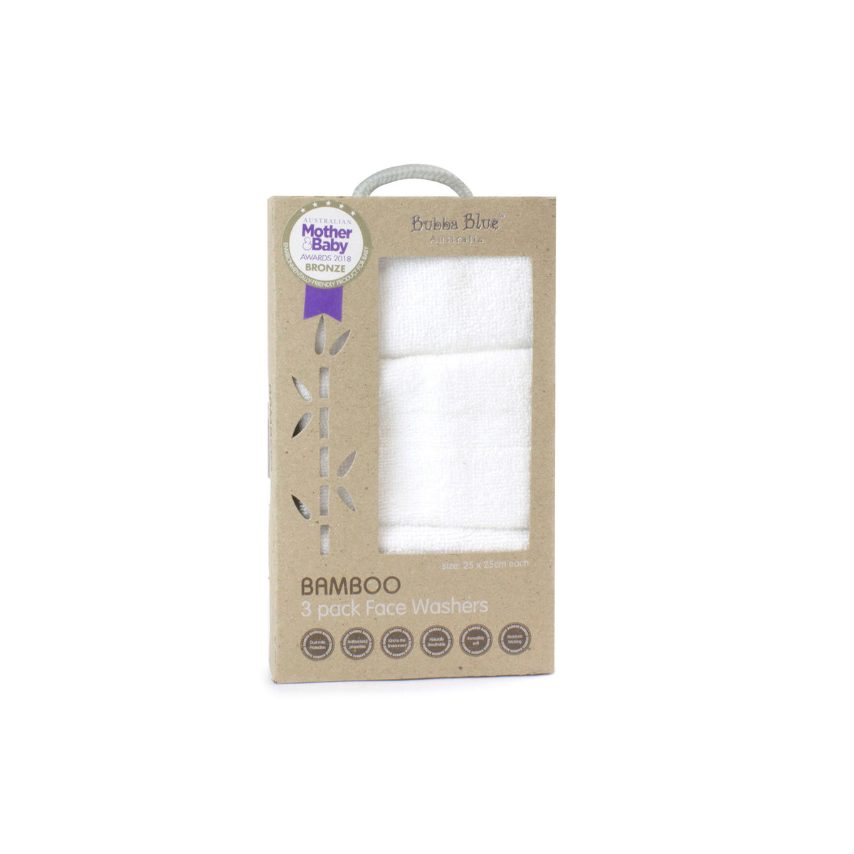 Baby Facewashers Cotton, Bamboo, Organic wash cloths | Bubba Blue Australia
