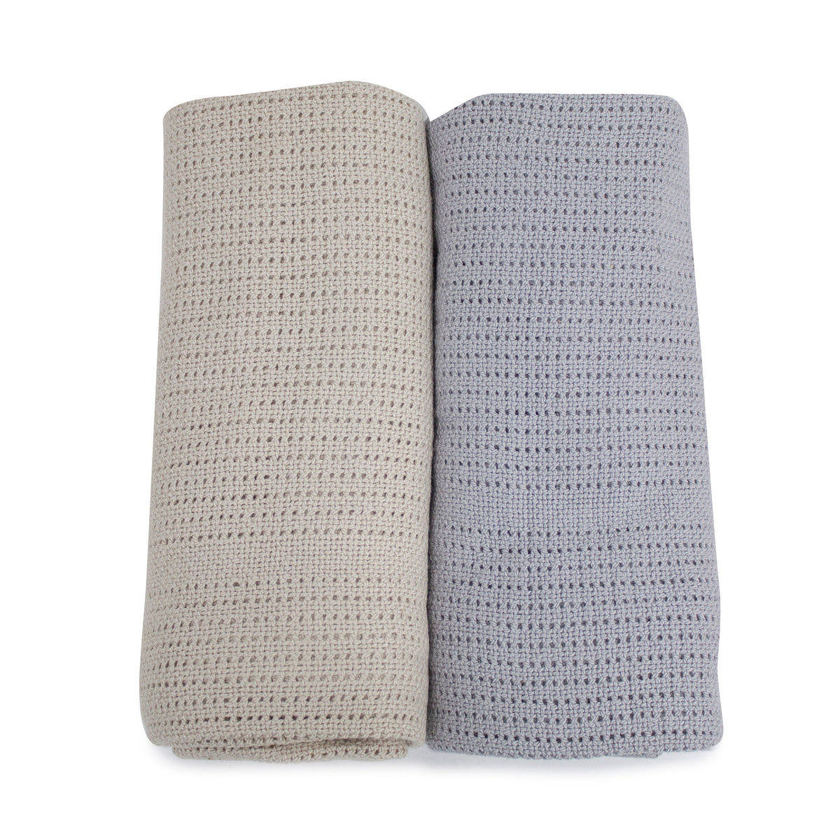 Nordic 2pk Cellular Blanket Grey/Sand | Baby Hospital Blanket | Classic ...